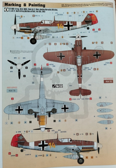 Battle-Models > Mistercraft F-240 Messerschmitt Bf-109 F-4 Hans-Joachim ...